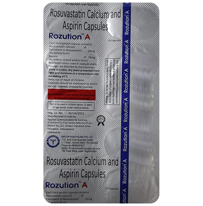 Buy Rozution A 10mg/75mg Capsule Online | Classic Derma – Classic Derma-UAE