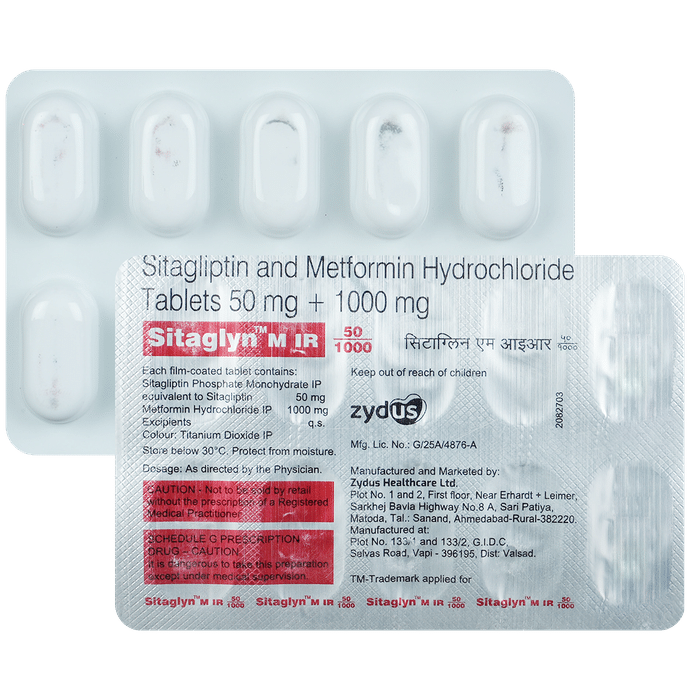 Buy Sitaglyn M IR 50/1000 Tablet Online | Classic Derma – Classic Derma-UAE