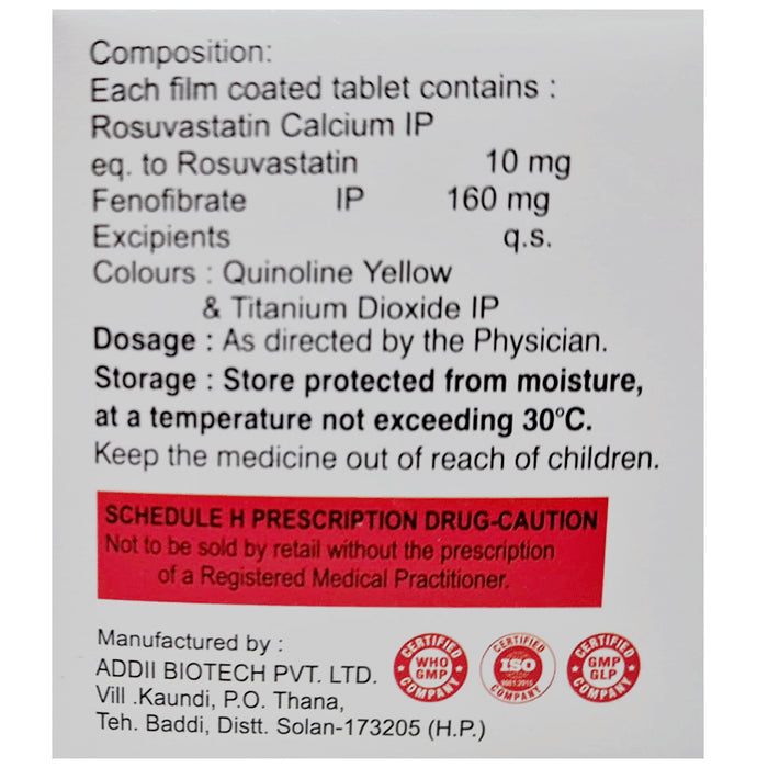 Buy Statheart-F 10 Tablet Online | Classic Derma – Classic Derma-UAE