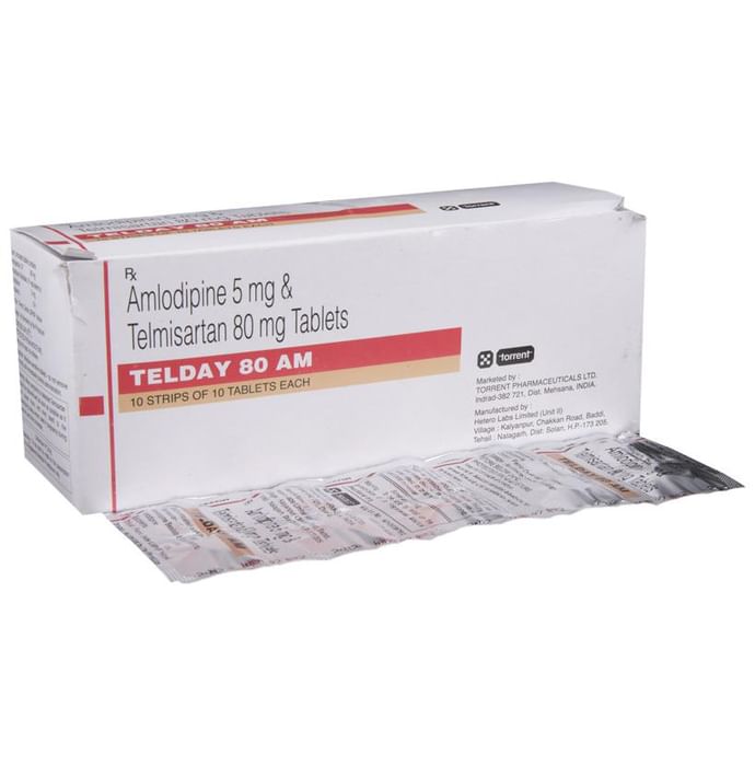 Buy Telday 80 AM Tablet Online | Classic Derma – Classic Derma-UAE
