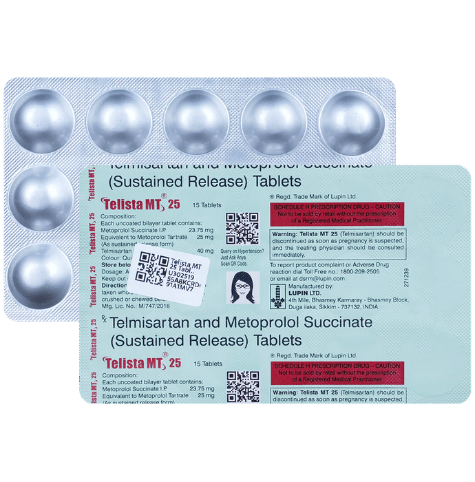 Buy Telista MT 25 Tablet SR Online | Classic Derma – Classic Derma-UAE
