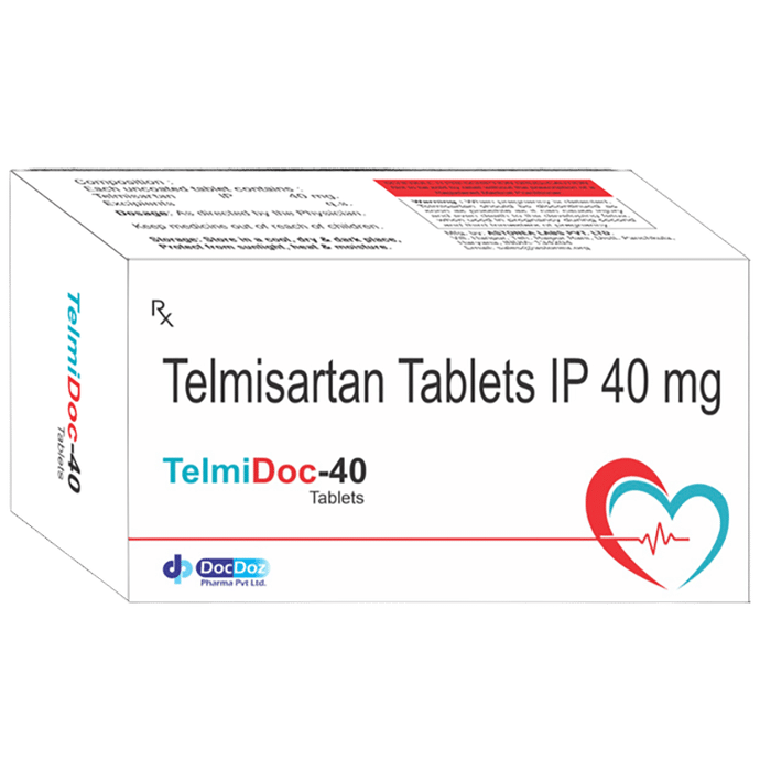 Buy Telmidoc 40 Tablet Online | Classic Derma – Classic Derma-UAE
