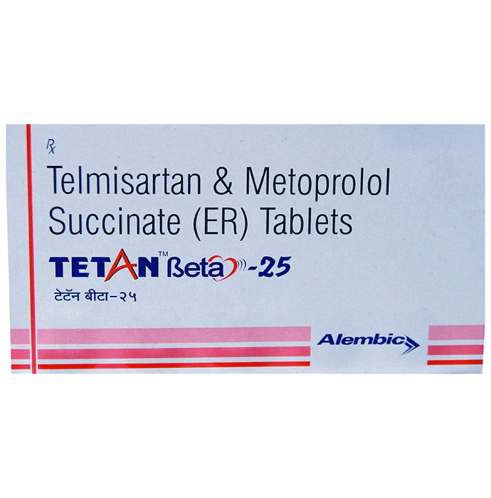 Buy Tetan Beta 25 Tablet ER Online | Classic Derma – Classic Derma-UAE