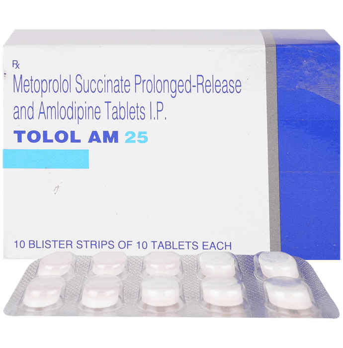 Buy Tolol AM 25mg Tablet Online | Classic Derma – Classic Derma-UAE