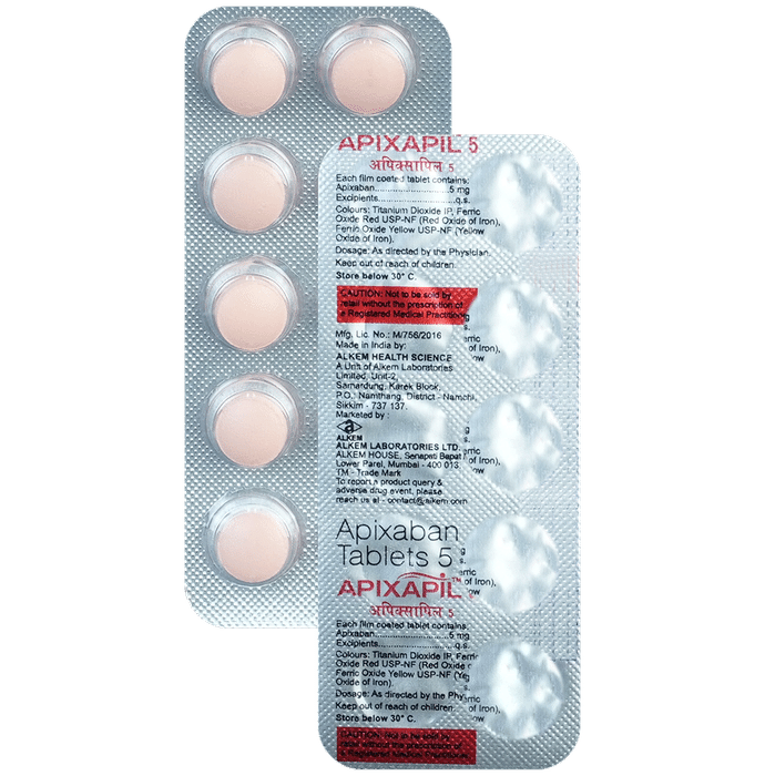 Buy Apixapil 5mg Tablet Online | Classic Derma – Classic Derma-UAE
