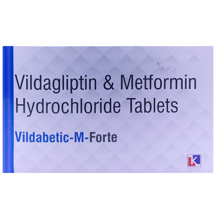 Buy Vildabetic-M Forte Tablet Online | Classic Derma – Classic Derma-UAE