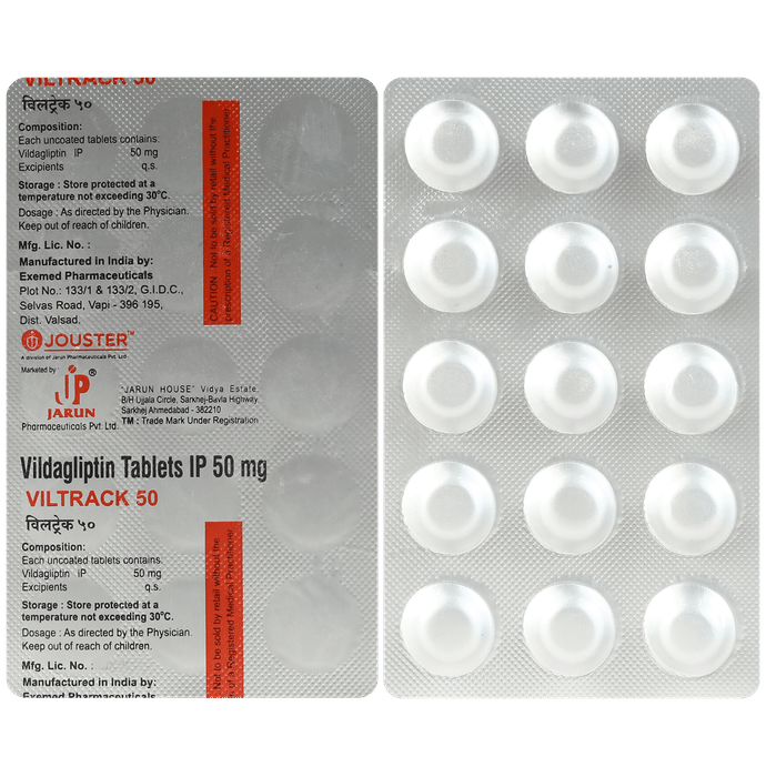 Buy Viltrack 50mg Tablet Online | Classic Derma – Classic Derma-UAE
