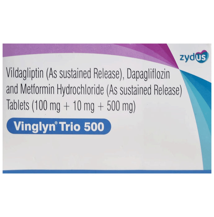 Buy Vinglyn Trio 10mg/500mg/100mg Tablet Online | Classic Derma ...