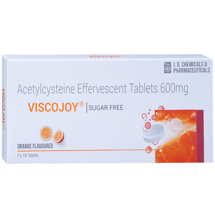 Buy Viscojoy Effervescent Tablet Orange Sugar Free Online | Classic ...