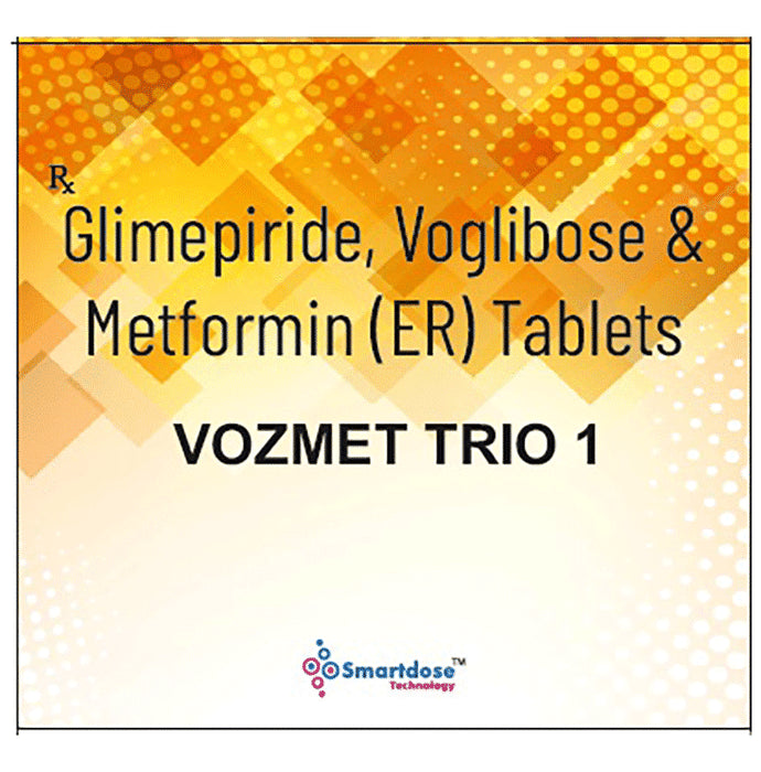 Buy Vozmet Trio 1 Tablet ER Online | Classic Derma – Classic Derma-UAE
