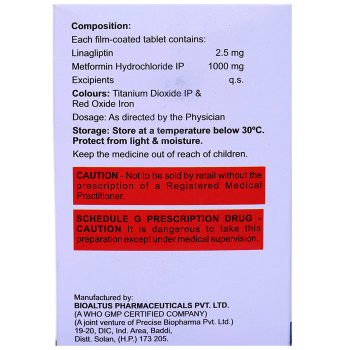 Buy Yulina Met 2.5/1000 MG Tablet Online | Classic Derma – Classic ...
